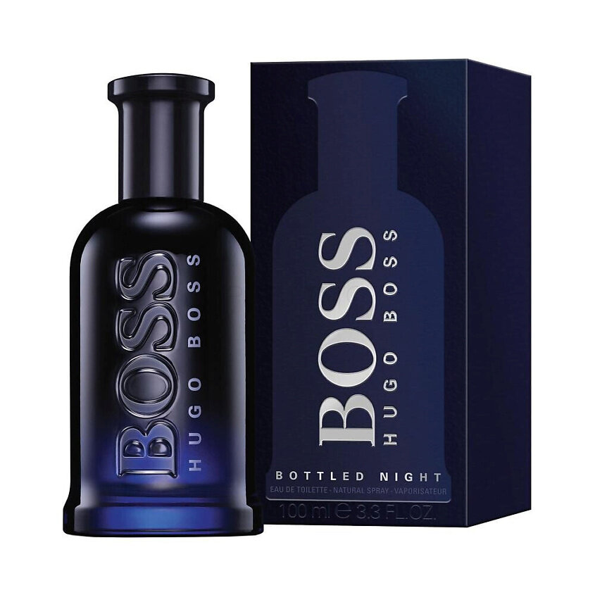 Туалетная вода Hugo Boss "Bottled Night", для мужчин, древесный пряный аромат, 100мл