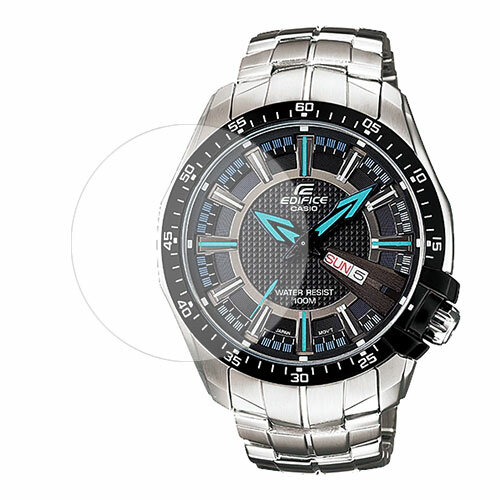 Скрин Мобайл защитный экран для часов Casio EF-130D-1A2V из гидрогелевая плёнка прозрачная