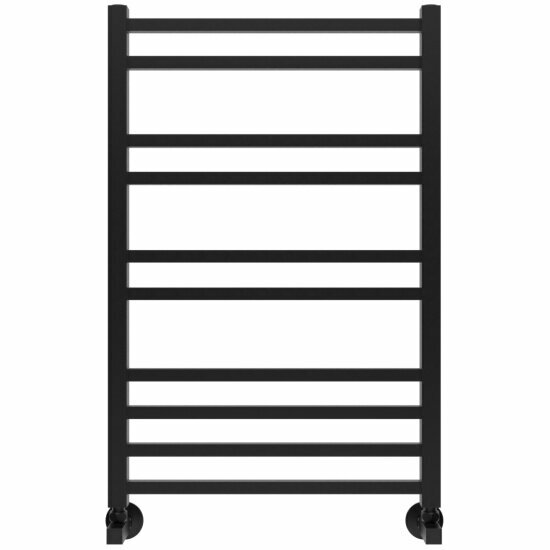 Полотенцесушитель водяной Aquatek Альтаир П10 500х800 мм, черный муар, подключение нижнее/диагональное, сверхпрочная нержавеющая сталь