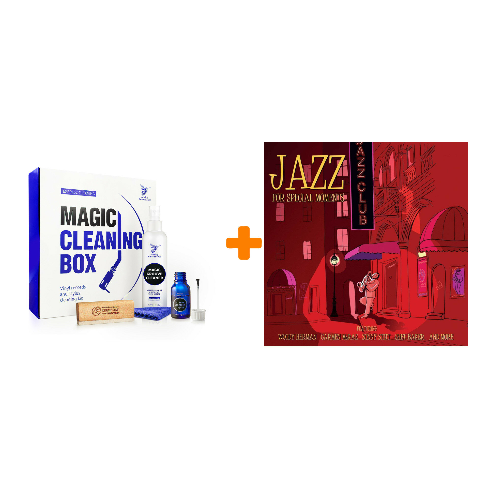 V/A Jazz For Special Moments LP + Набор по уходу за винилом Magic Cleaning Box