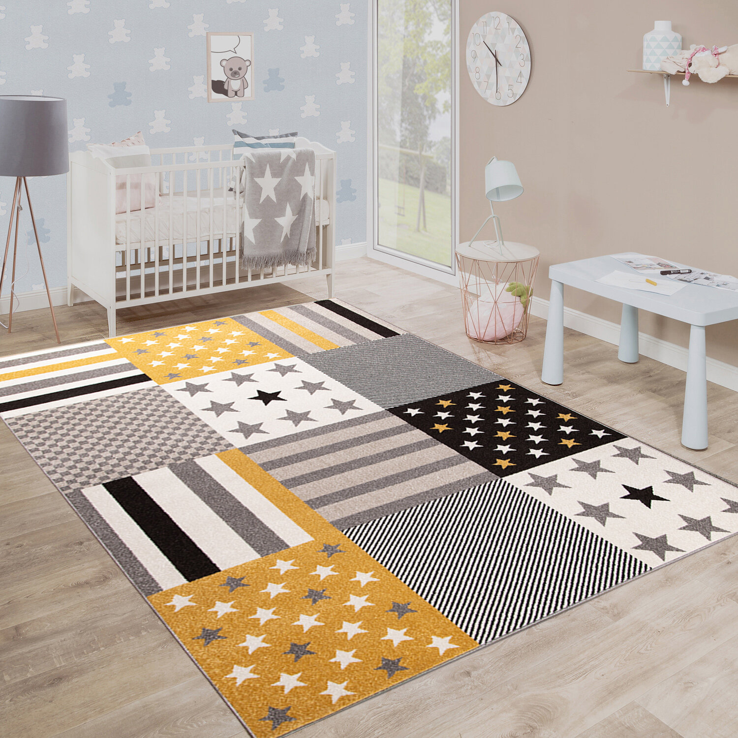 Ковёр STAR CARPET Фиеста 36302 37226, прямоугольный, для детской комнаты, полипропилен, 1.5x2.3 м