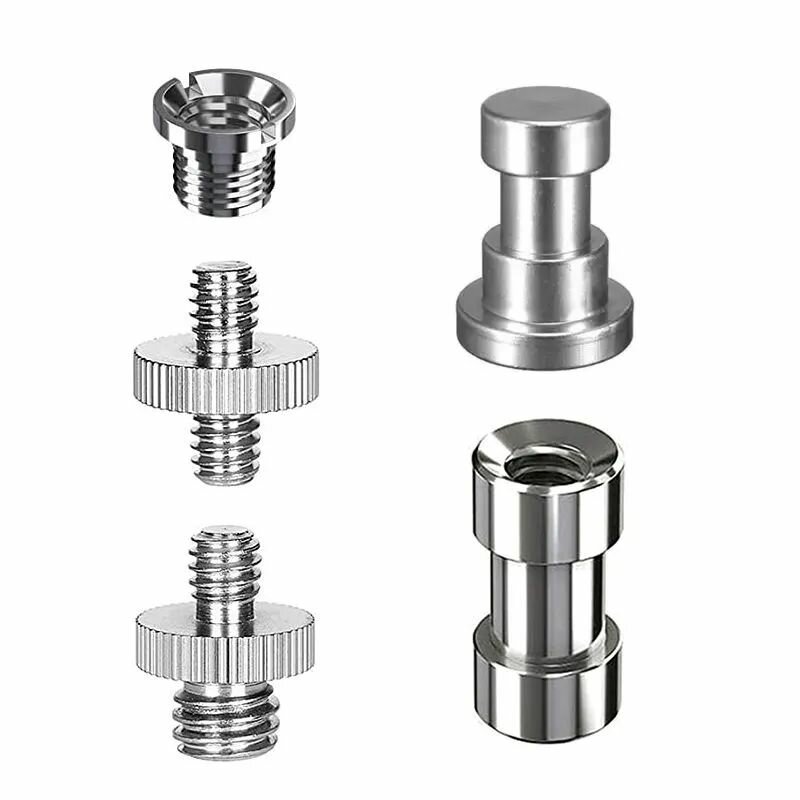 Переходник адаптер для фото техники, лазерного уровня, штатива с 1/4 на 3/8, 5 переходника в комплекте