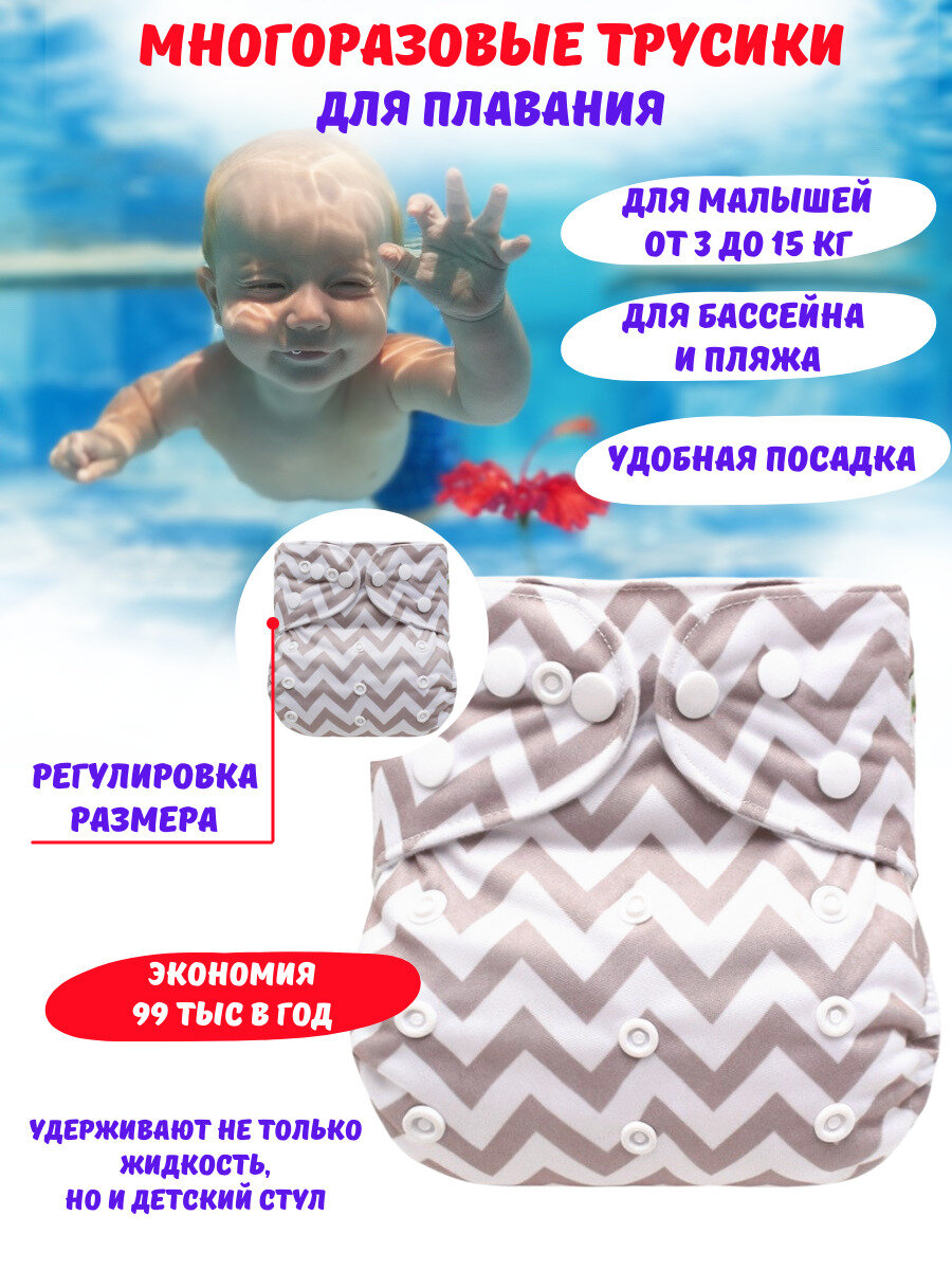 Трусики для плавания , многоразовый подгузник для бассейна, подгузник для плавания