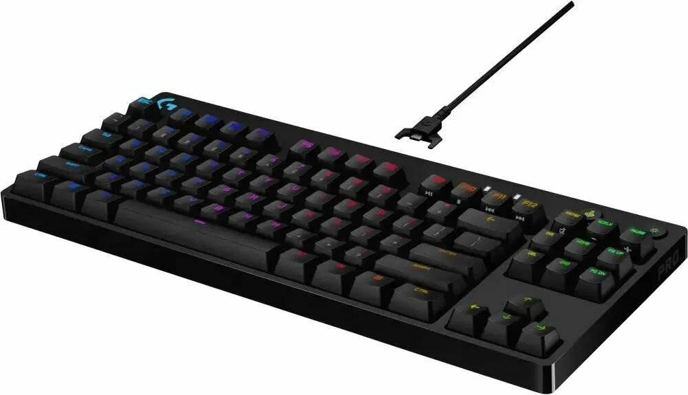 Клавиатура Logitech Gaming PRO, механическая, с подсветкой, черная