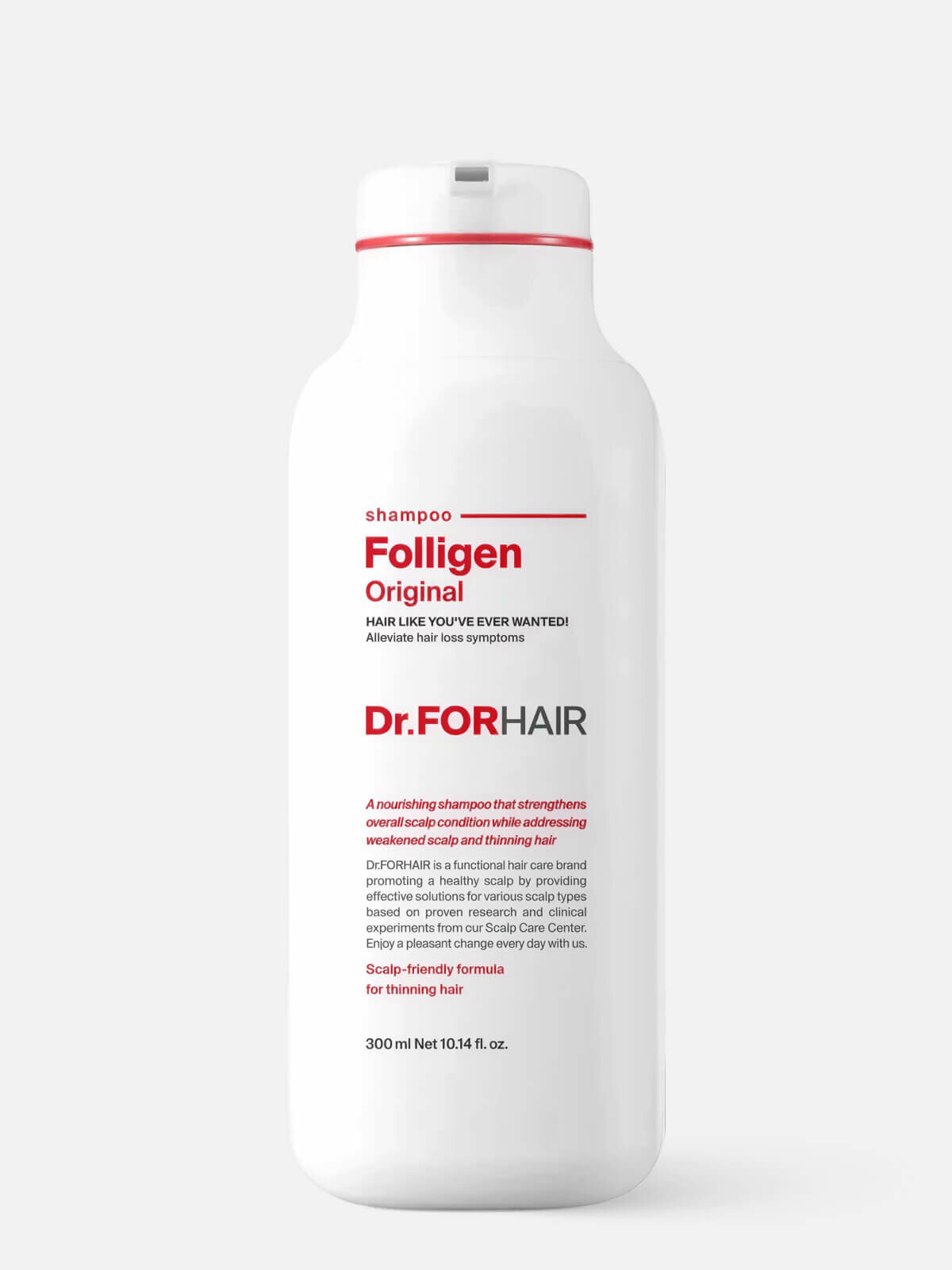 Шампунь «Фоллиген» с действием против всех видов выпадения волос Dr. For Hair Folligen Shampoo, 300 мл