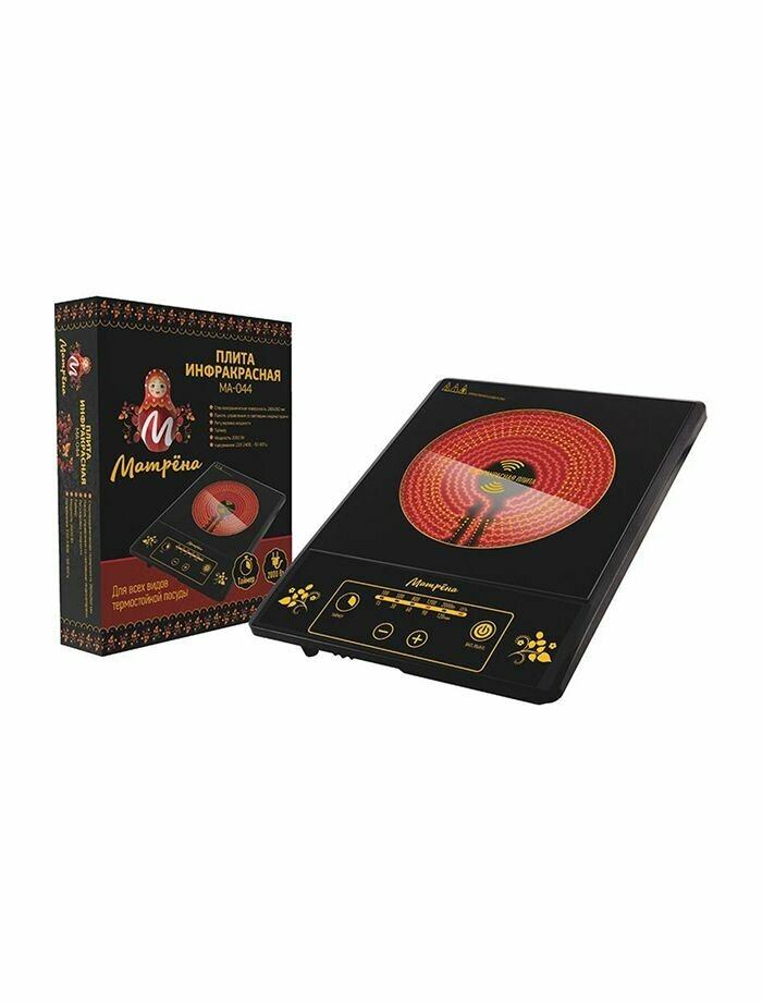 Плита инфракрасная матрёна МА-044 черный