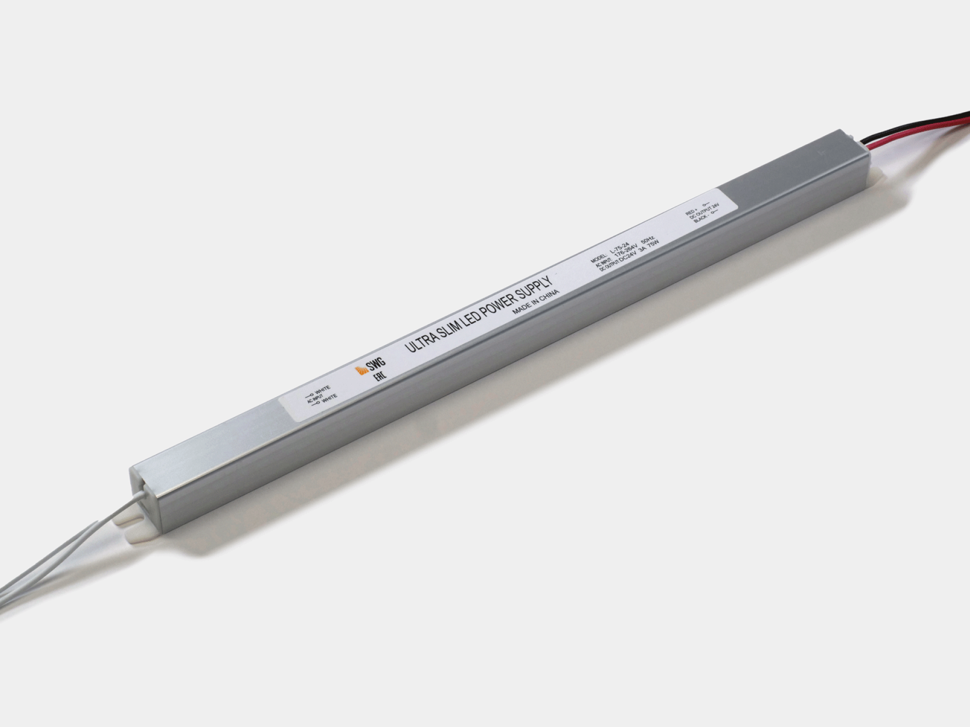 Блок питания сверхтонкий, 75 W, 24V, L-75-24
