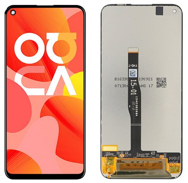 Дисплей для Huawei Nova 6 SE JNY-AL10, JNY-TL10 с тачскрином в сборе (черный)