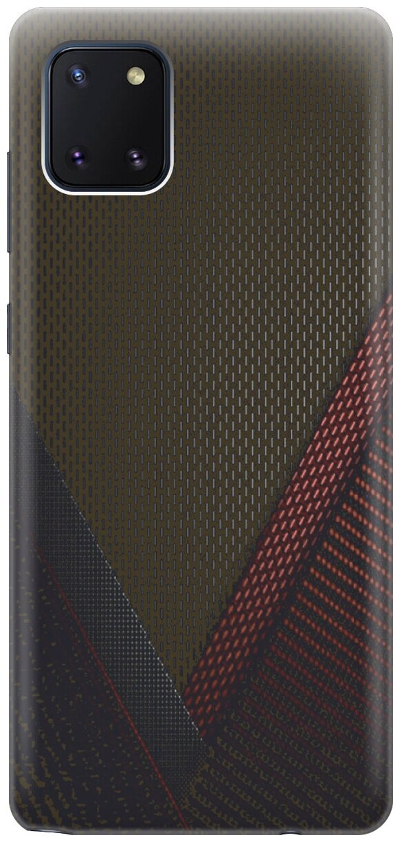 Силиконовый чехол на Samsung Galaxy Note 10 Lite, Самсунг Ноут 10 Лайт с принтом "Полотна"