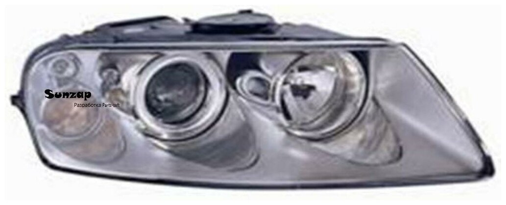 DEPO 4411184RMLDEM Фара прав VW: TOUAREG - 10/02-02/07 C ЭК