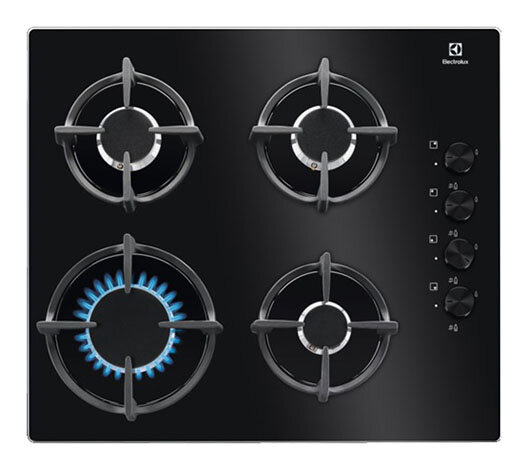 Варочная панель газовая Electrolux KGG6407K черный, закаленное стекло