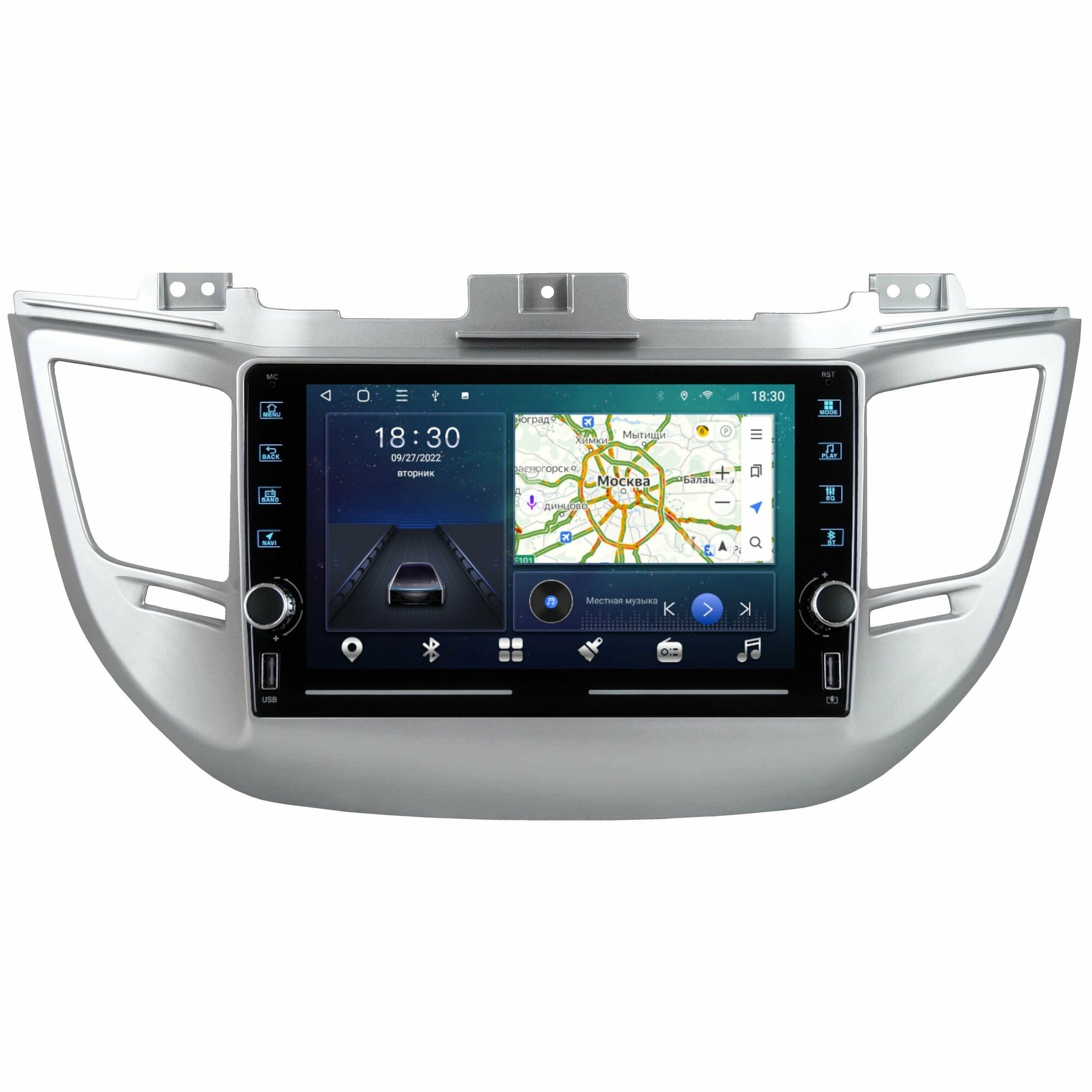 Магнитола R320 Hyundai Tucson 3 2015-2018 с Android 13 - 8 ядер - 3+32Gb - CarPlay - 4G(Sim)