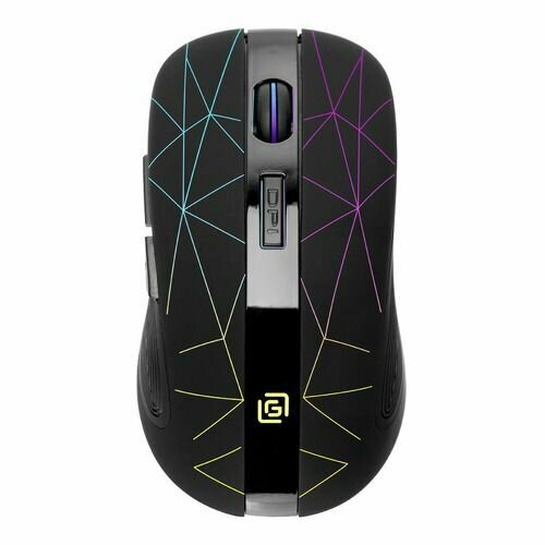 Мышь Oklick 976GW, игровая, оптическая, беспроводная, USB, черный [1431703]