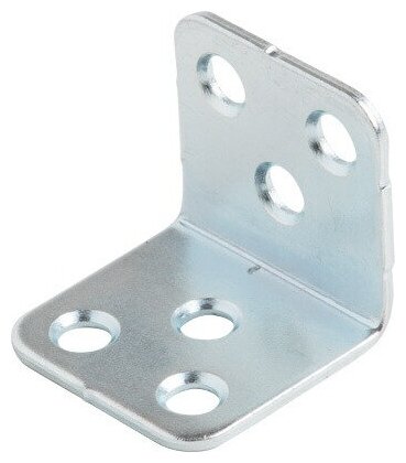 Уголок мебельный 30х30x30 мм KW 6 белый цинк STARFIX (SMP-65892-1)