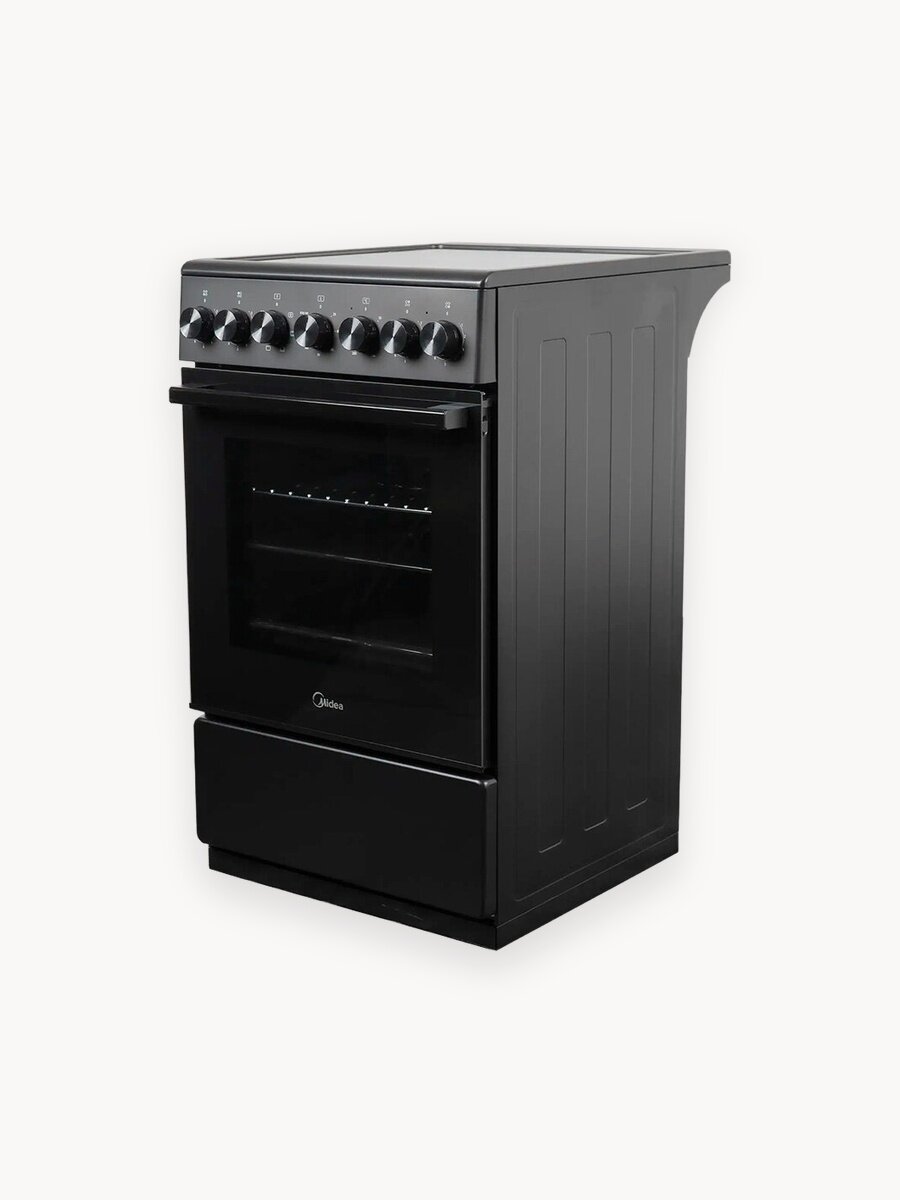 Электрическая плита Midea FSC-506EB, механическое управление, 4 конфорки, 55л
