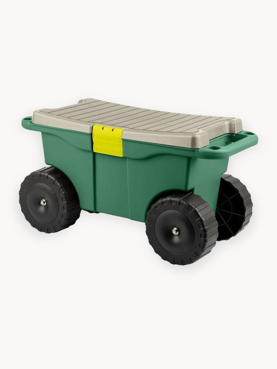 Кресло садовое "storage compartment", на колесах, полипропилен