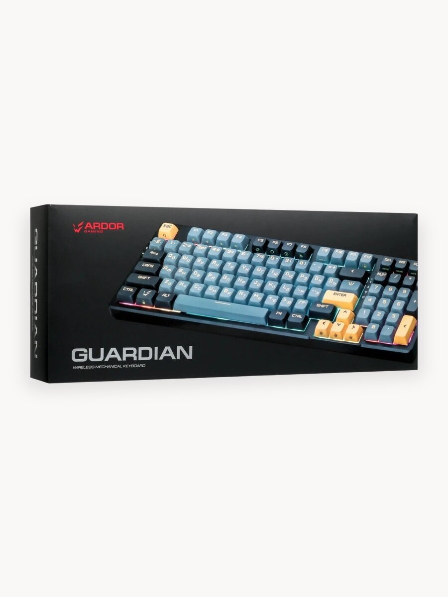 Клавиатура проводная + беспроводная ARDOR GAMING Guardian [AG-ZD-Gu97GY-HS-G-Sub-BL]