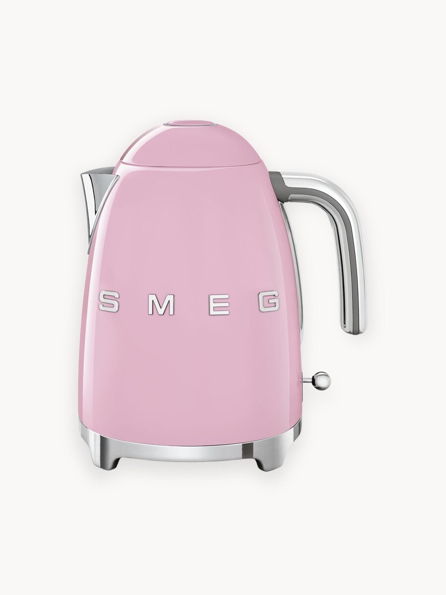 Чайник Smeg KLF03PKEU, 1.7л, нержавеющая сталь, цвет розовый