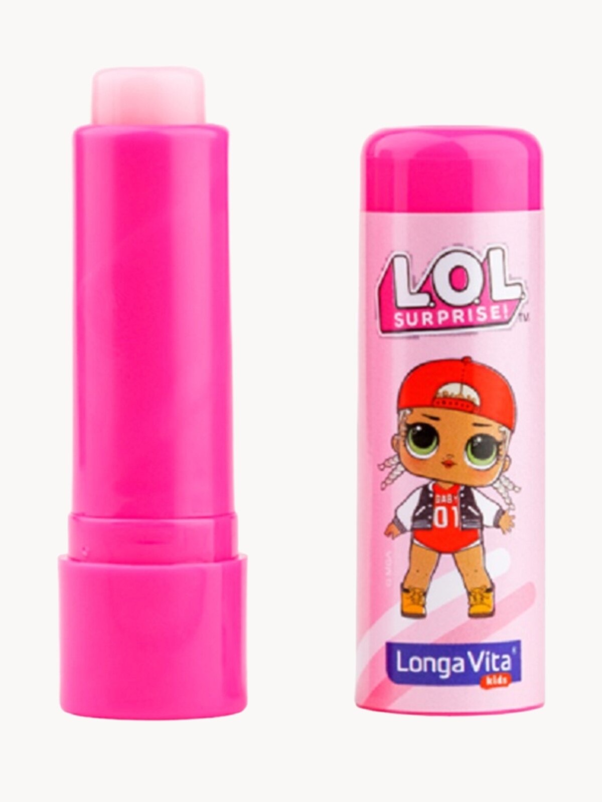 Гигиеническая помада Longa Vita LOL Bubble Gum, для детей