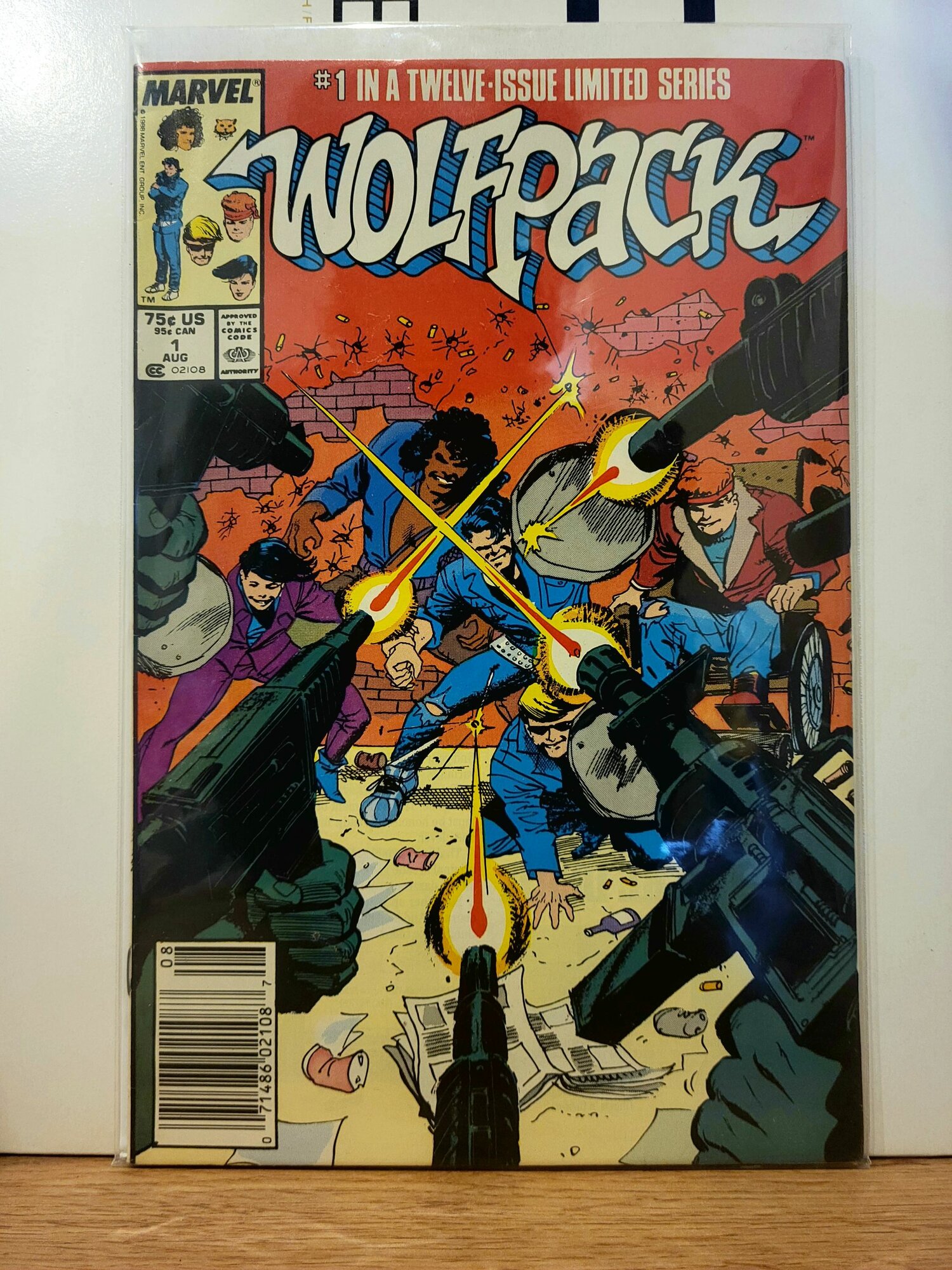 Ретро Комикс Wolfpack #1. 1988 Год. Оригинал!