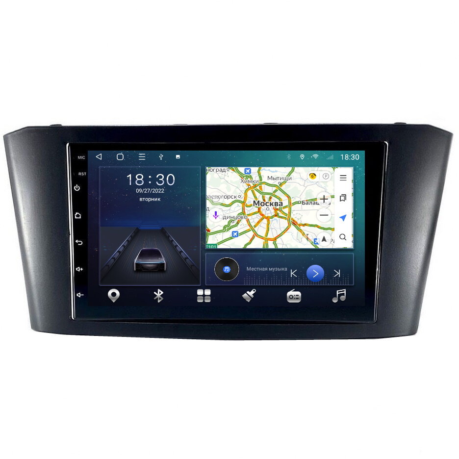 Магнитола CRS-300 Тойота Авенсис T250 Toyota Avensis II 2003-2008 - Android 13 - Процессор 8 ядер - Carplay - DSP 36 полос - 4G(Sim)