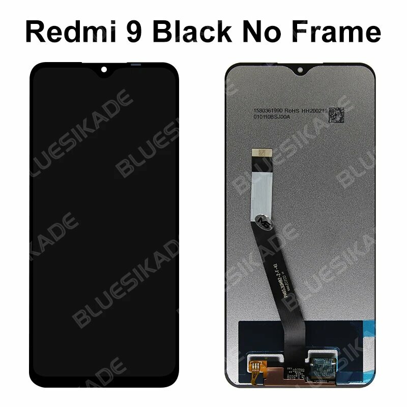 6,53-дюймовый IPS ЖК-дисплей Для Xiaomi Redmi 9 Серии, Замена Дигитайзера Сенсорного 9 NO Frame