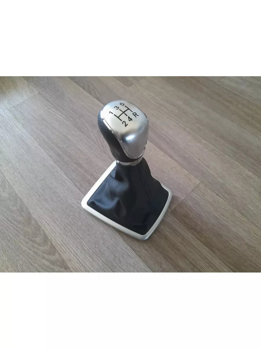 Ручка МКПП серебр. Форд Фокус 2 рестайлинг c подлокотником