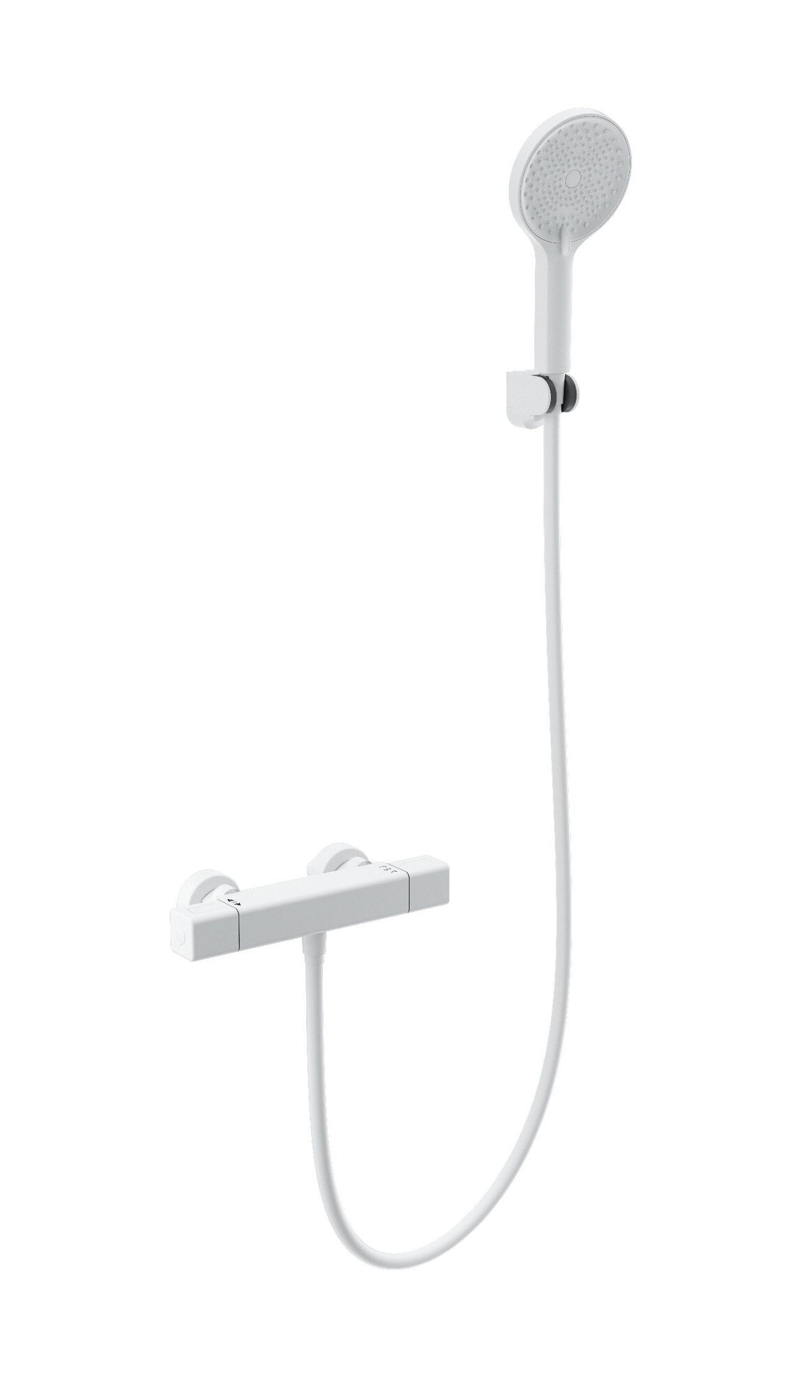 Смеситель для душа с термостатом WONZON & WOGHAND, Белый матовый (WW-B2016-A-MW)