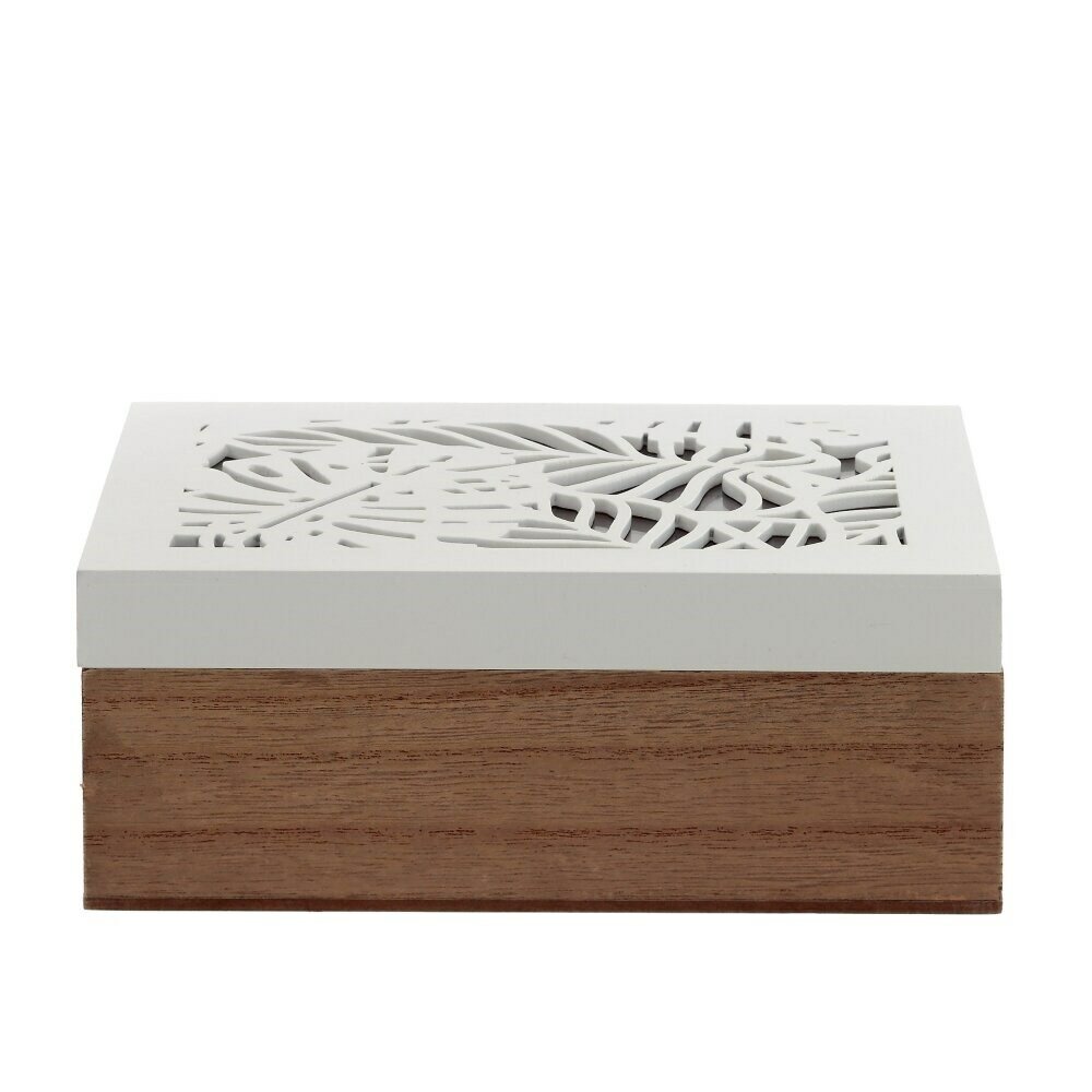 Шкатулка для чайных пакетиков, L=18 W=14 H=7 см