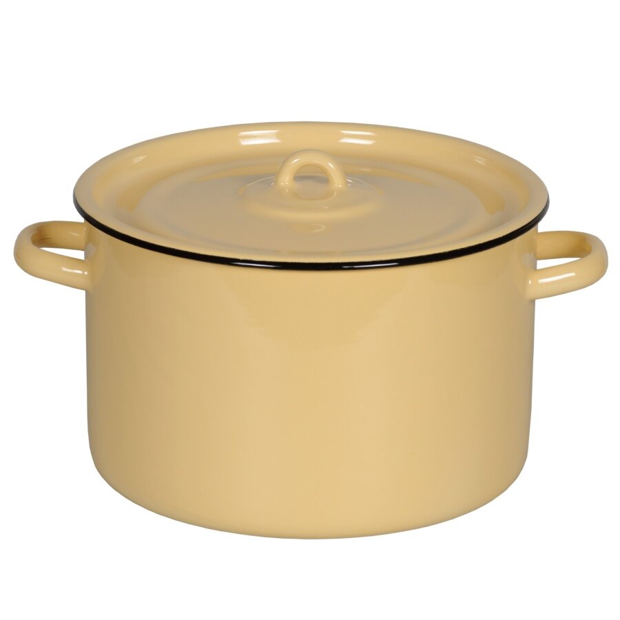 Кастрюля эмалированная 7 литров - для тепловой обработки продуктов, приготовления холодных блюд и хранения пищи.