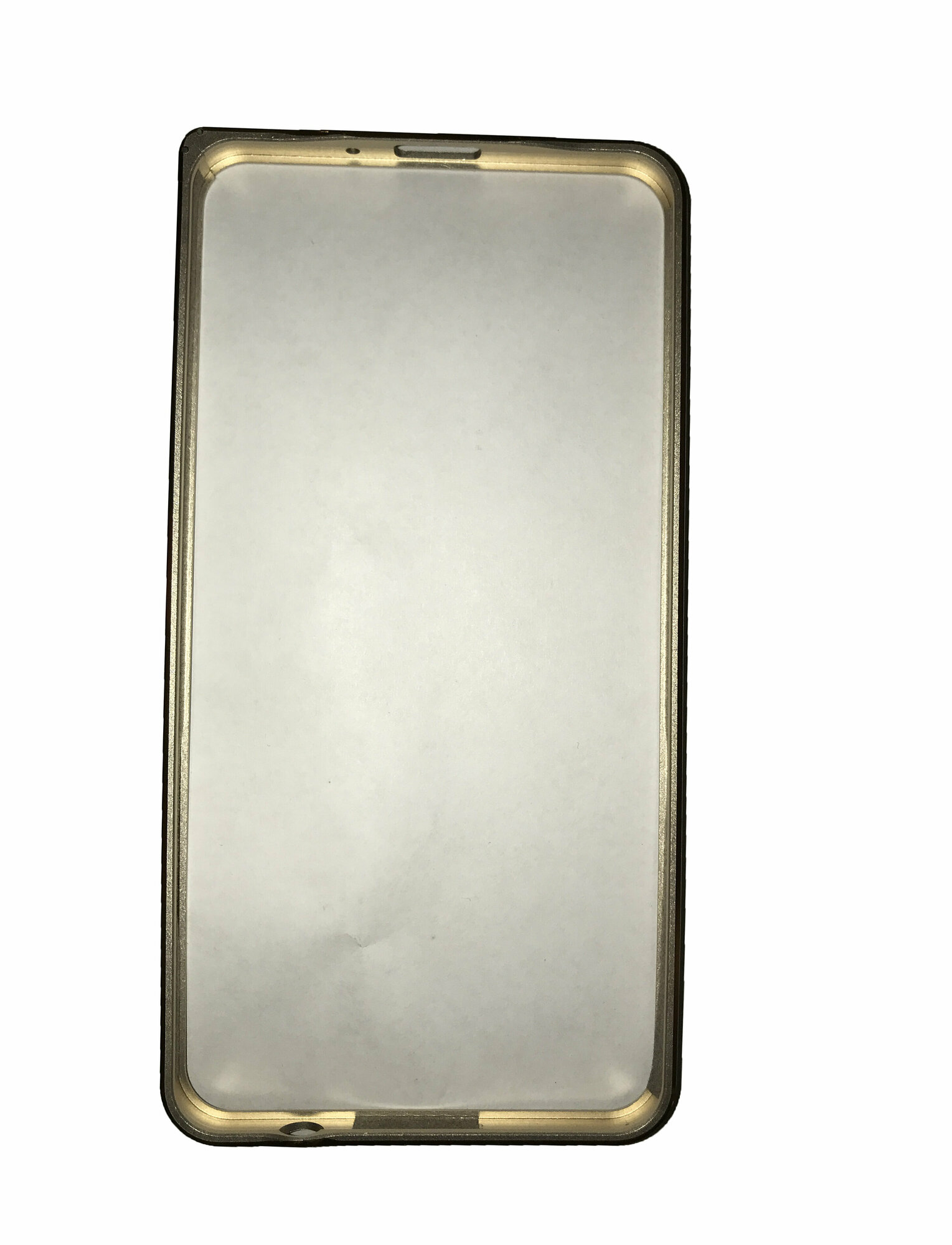 Бампер алюминиевый с золотой гранью IceFox для Samsung Galaxy Grand Prime (SM-G530H) Золотой