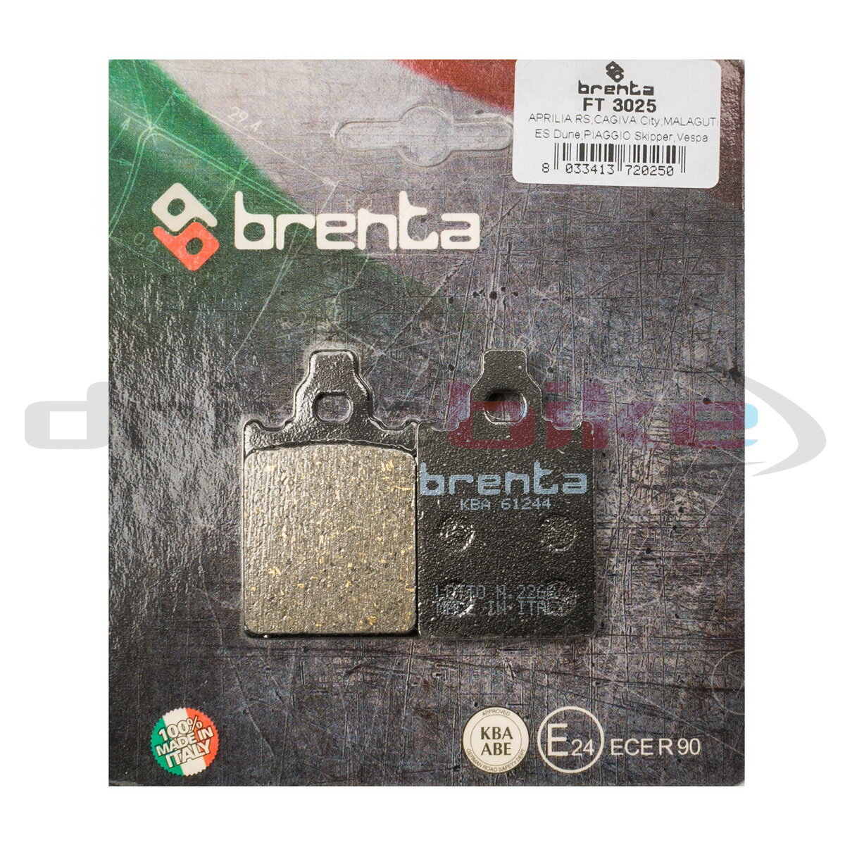 BRENTA Тормозные колодки FT 3025 Organic
