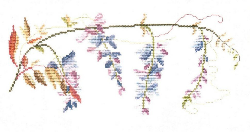 #XC1011 A Lavender (Лаванда) DMC Набор для вышивания Счетный крест