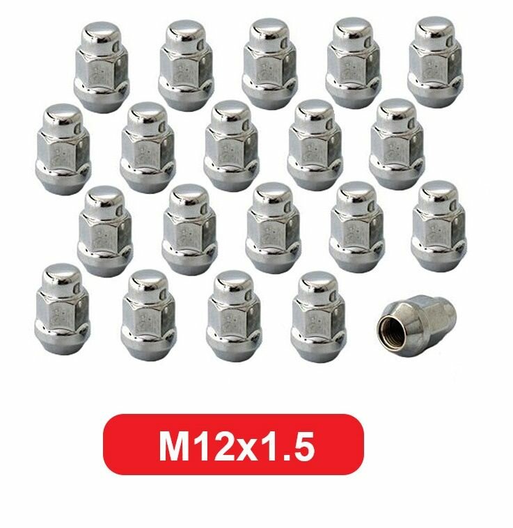 Комплект гаек LS H-2007M Cr, M12x1.5