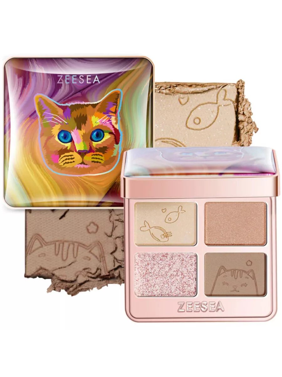 Тени для век Tipsy Kitty Eyeshadow Quad тон 01