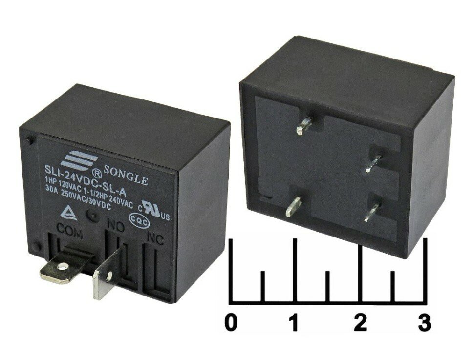 Реле =24V 30A/250V SLI-24VDC-SL-A