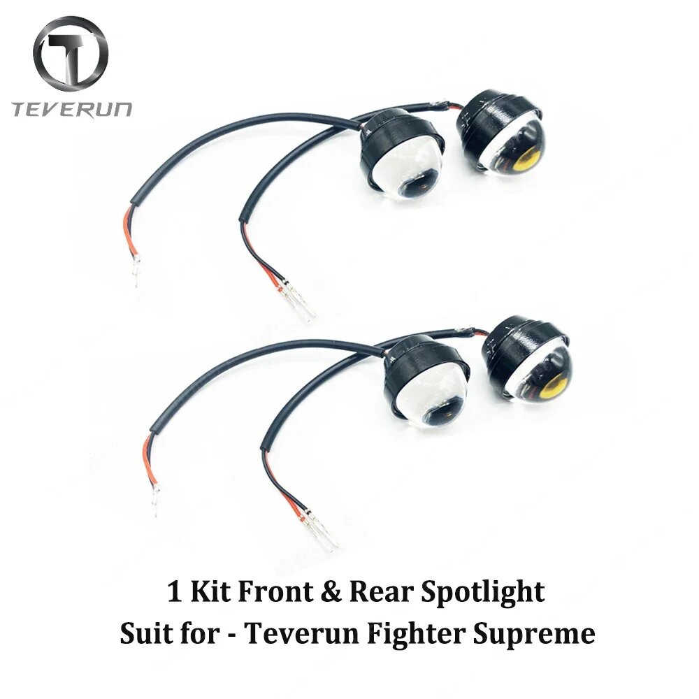 Оригинальный прожектор Teverun Fighter Supre me, передний и задний прожектор, запасная часть, костюм для официального истребителя Teverun Supre me, часть