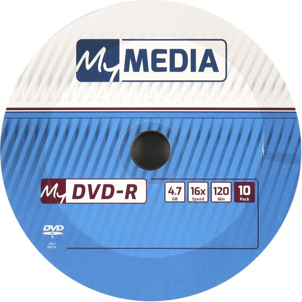 Диск DVD-R MyMedia 4,7Gb 16x Pack Wrap (10 шт.) (69205)