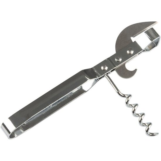 Штопор многофункциональный Mallony SEMPLICE (985981) 14,5х3,5 см, хромированный металл