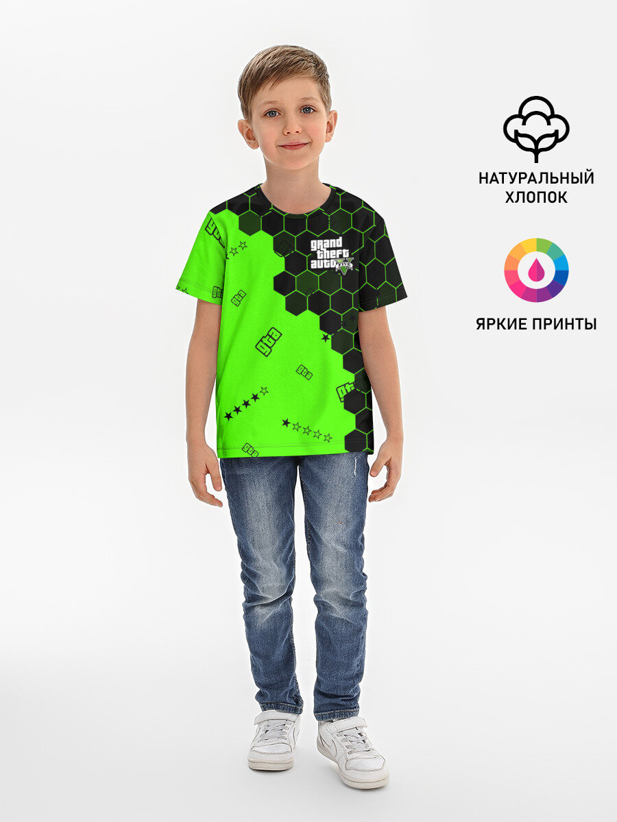 Футболка хлопковая детская GTA 5 / ГТА 5