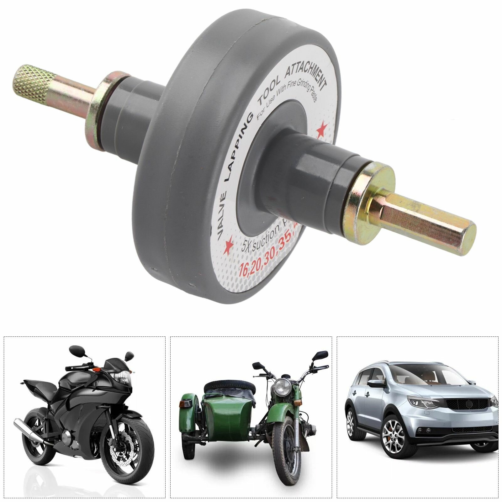 Комплект приспособлений для притирки клапанов