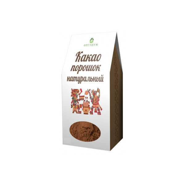 Какао-порошок натуральный Оргтиум, 500 гр. (Набор из 1 шт.)