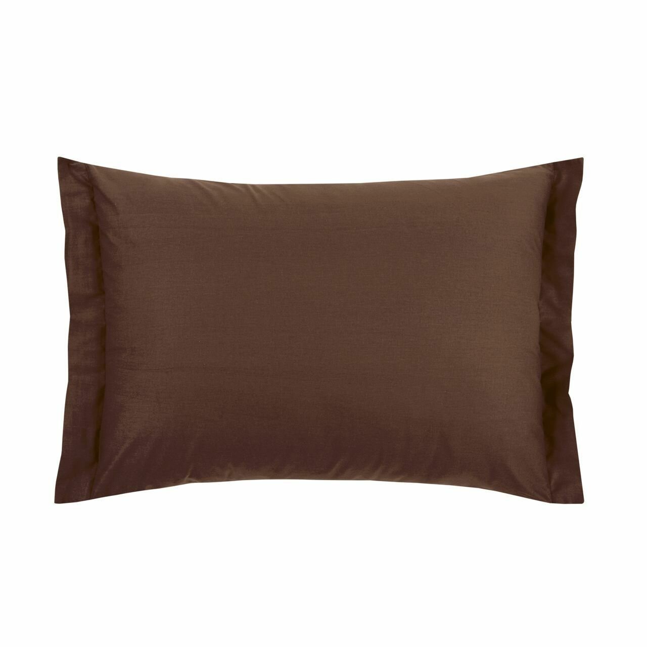 Наволочки Однотонные 50х70 (2 шт.) Шоколад из Поплина с Ушками арт. 970