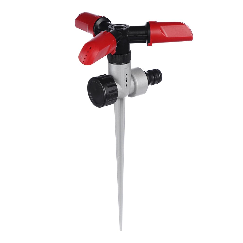 Ороситель DORN PRO, 3-лепестковый, черный, для автоматического орошения, 1/2", 200м2