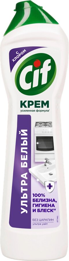 Крем чистящий СИФ Ультра Уайт, 16х450мл, (2 шт)