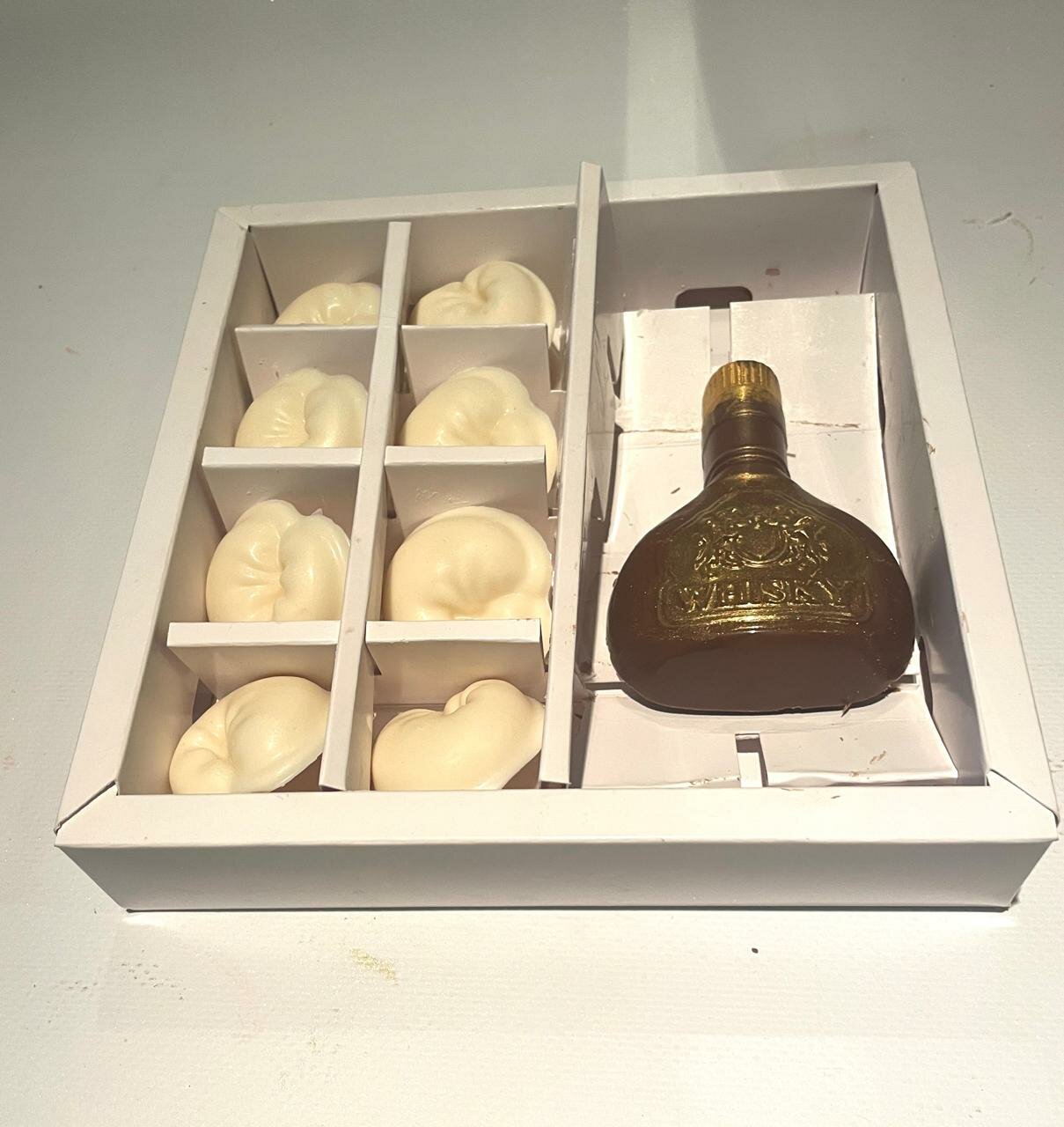 ShokoTrendy 23 февраля подарок мужчине набор конфет Шоколадные Пельмени Виски