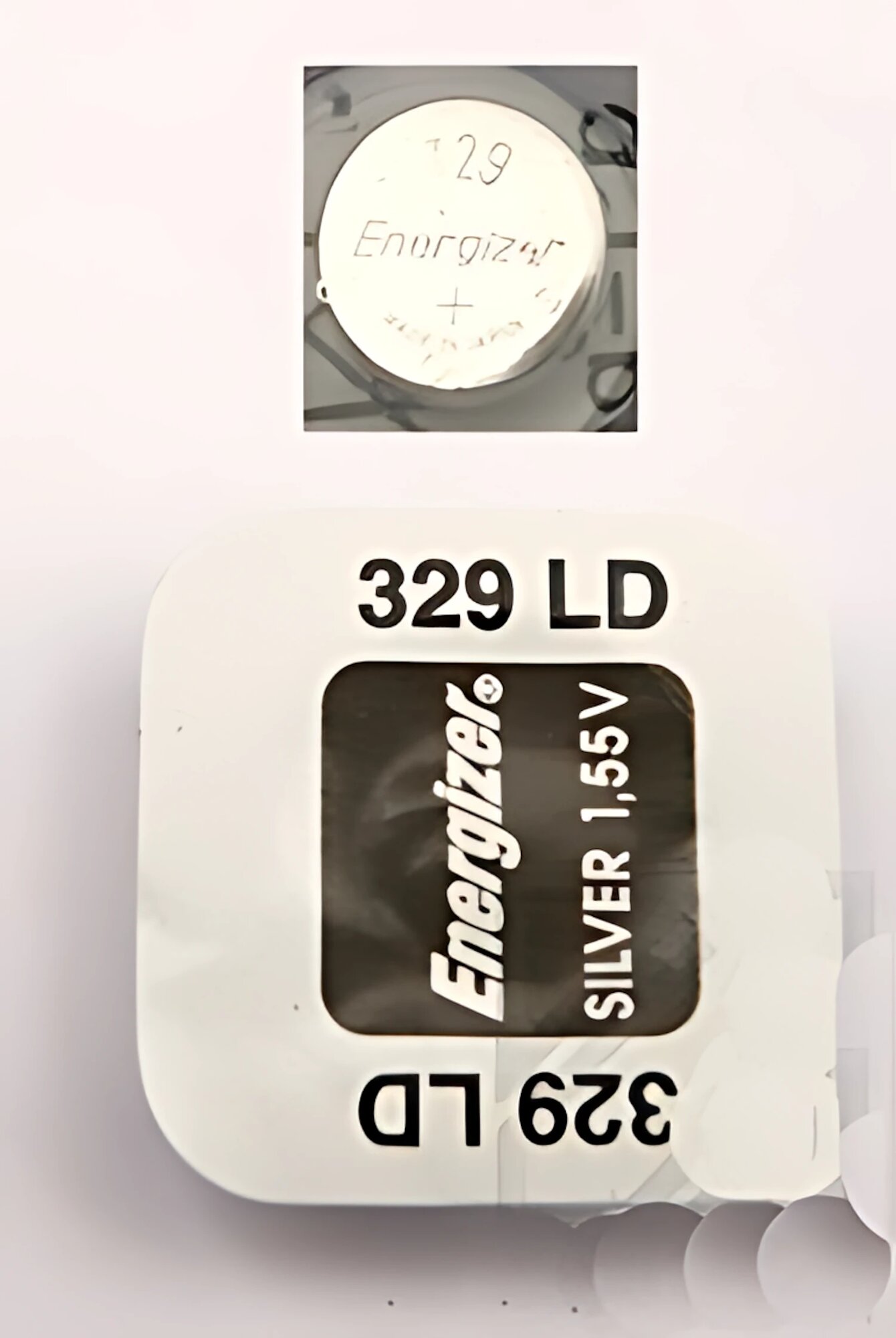 Батарейка Energizer 329 SR731SW серебрянно-цинковая часовая