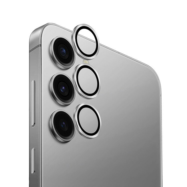 Uniq защитное стекло на камеру Galaxy S25+, OPTIX Camera Lens AluGuard Silver 3шт