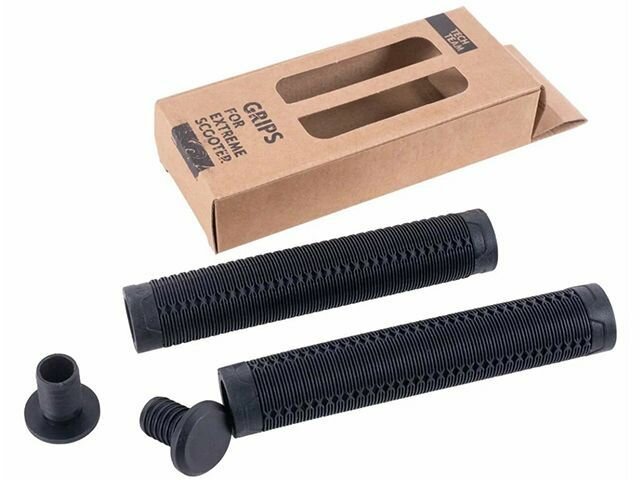 Грипсы 2шт с барендами Egoist 165 mm, black на трюковой самокат 294354