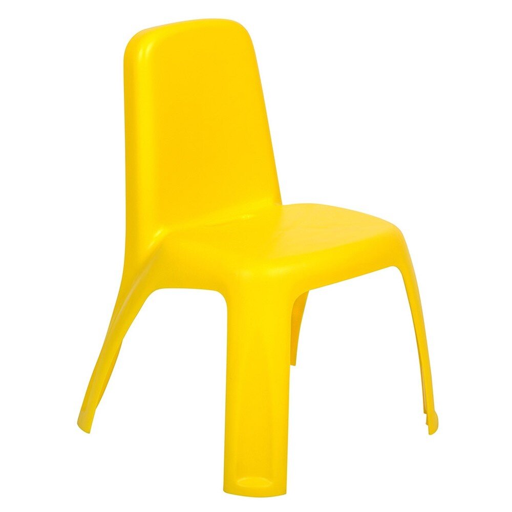 Стул детский Радиан пластмассовый, цвет желтый, для детей от 1,5 лет
